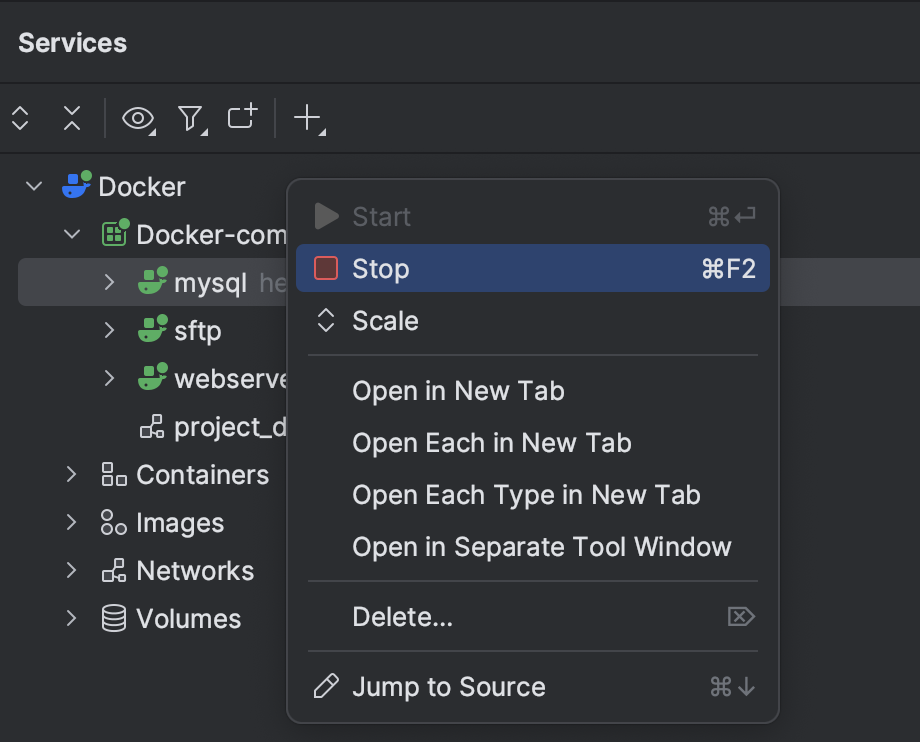Docker Compose Phpstorm Documentation