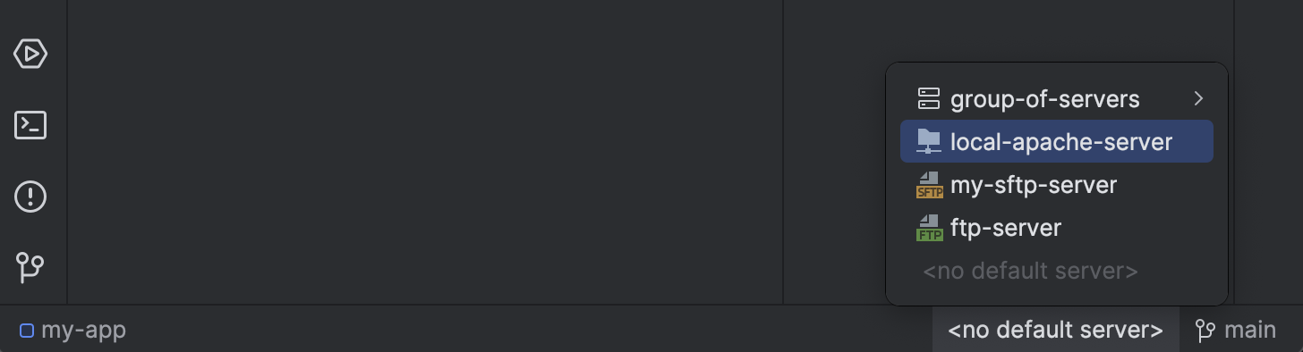 Connect To A Web Server Phpstorm Documentation