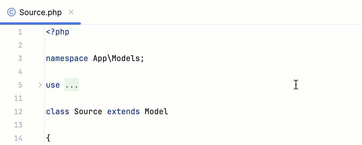 Editor basics | PhpStorm Documentation