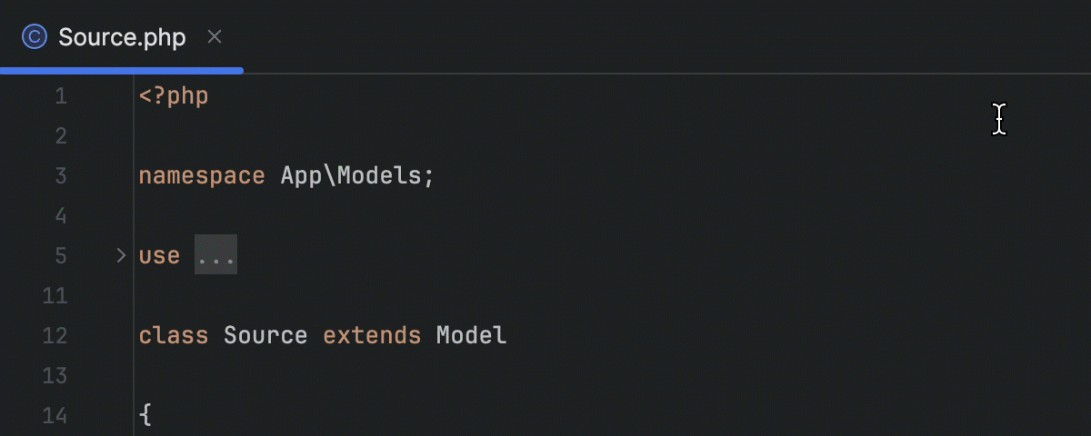 Editor basics | PhpStorm Documentation