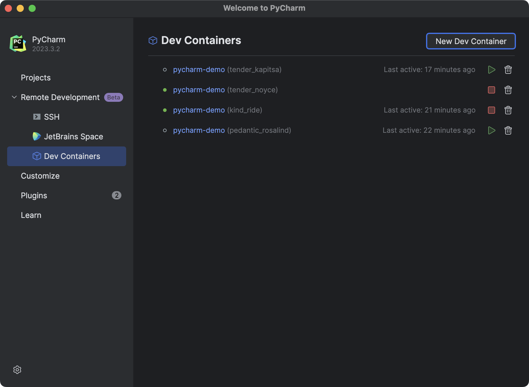 Dev Containers | PyCharm Documentation