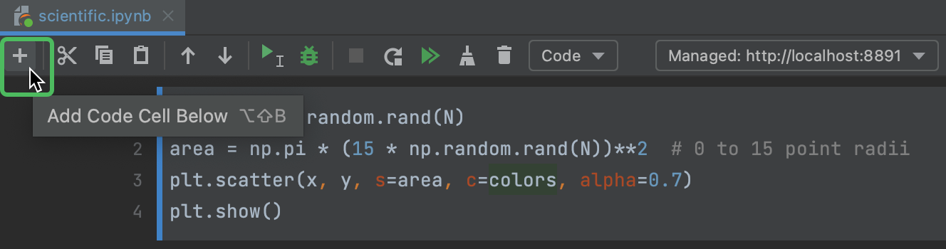 Create and edit Jupyter notebooks | PyCharm Documentation