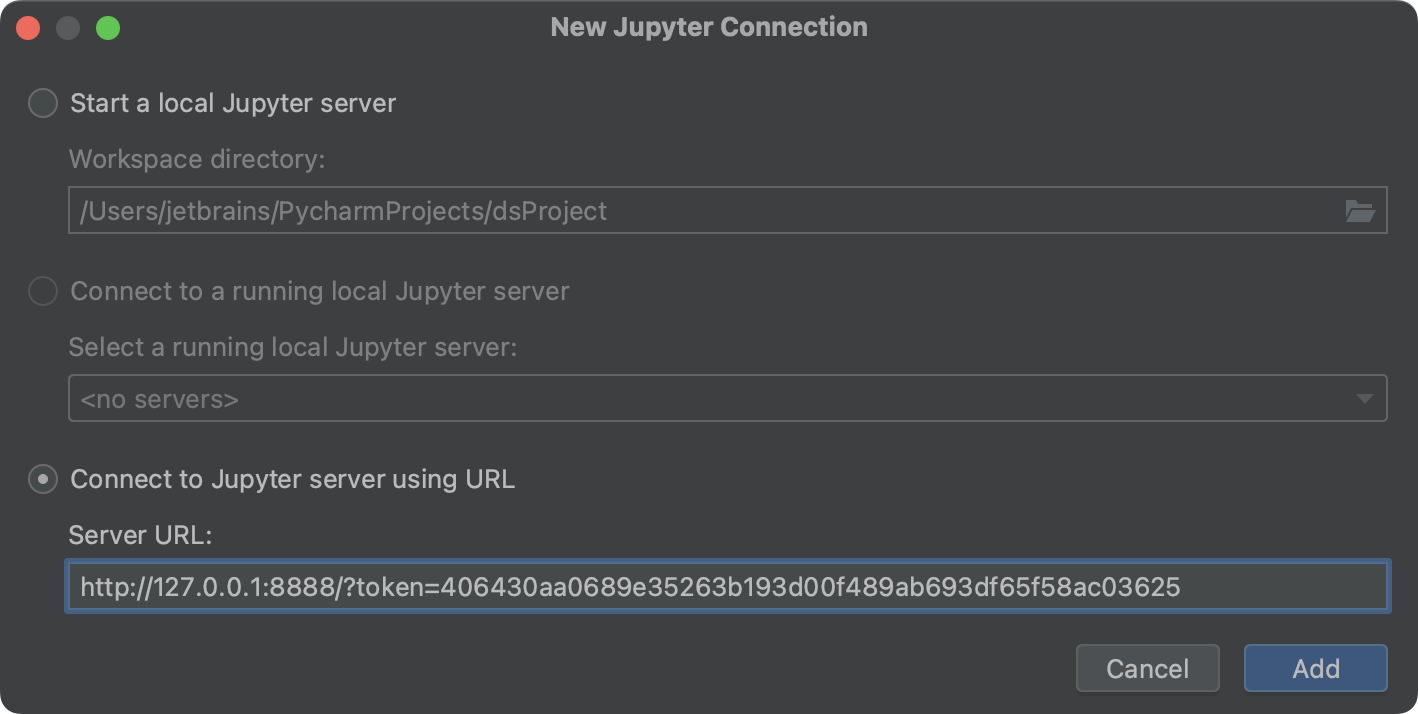 Manage Jupyter Notebook Servers Intellij Idea Documentation 