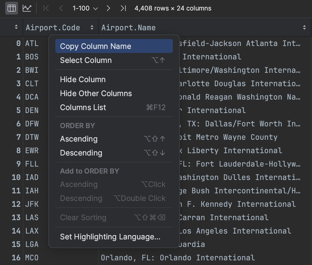 Work with outputs | PyCharm Documentation