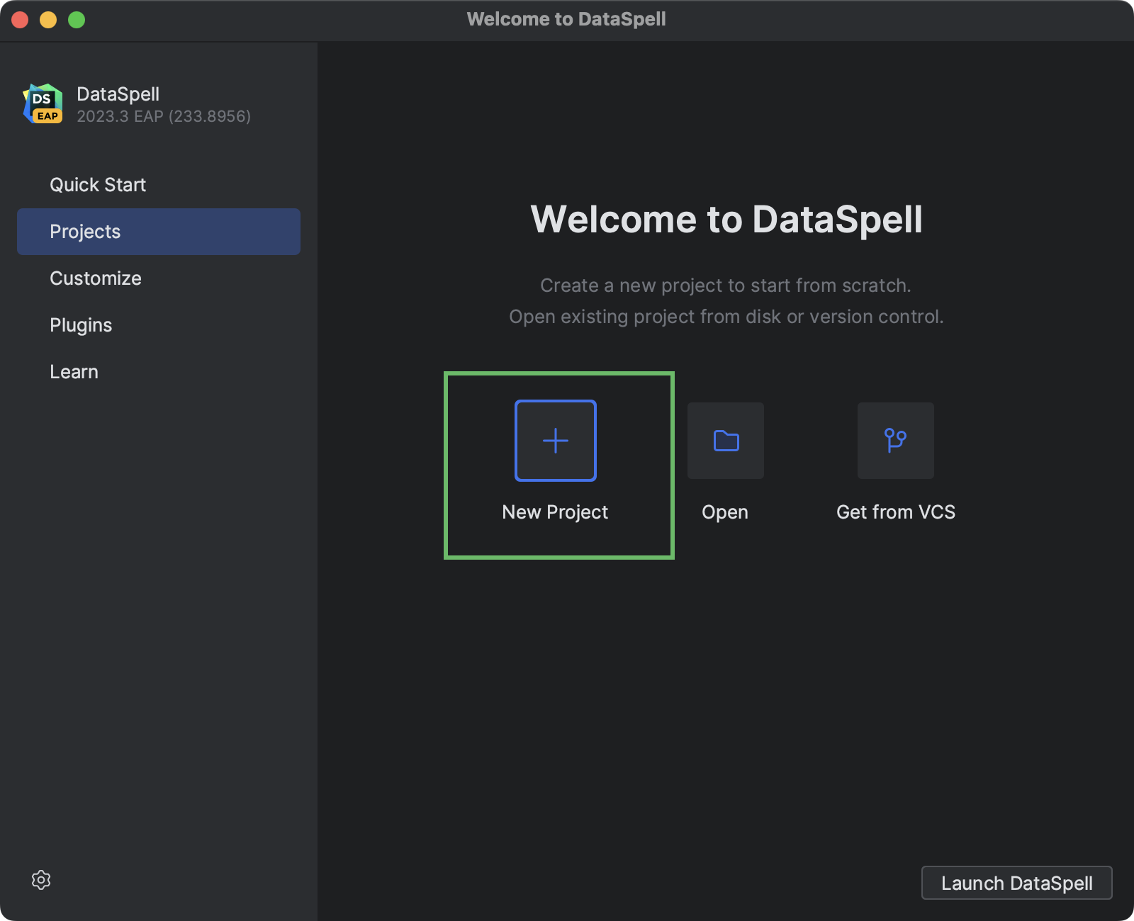 Set up environment and load data | DataSpell Documentation
