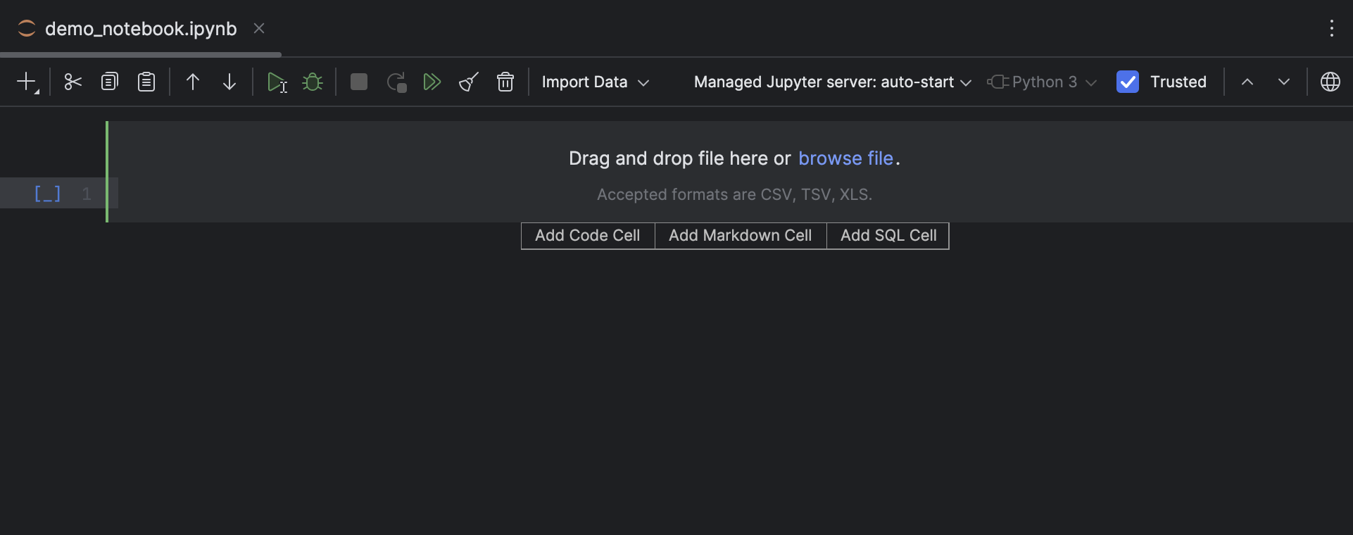 Work with outputs | DataSpell Documentation