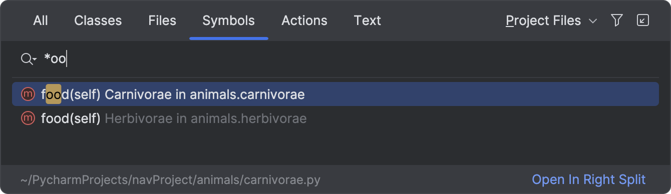 Part 1. Find by name, recent usages, and searching everywhere | PyCharm ...