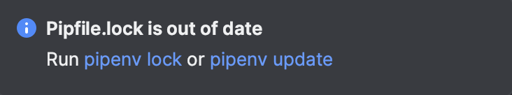Use Pipfile | PyCharm Documentation