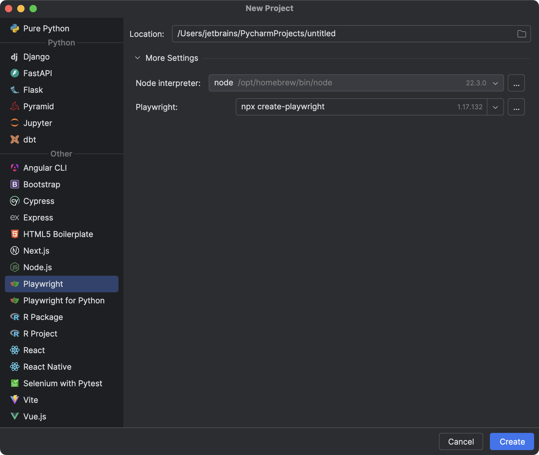 Playwright | PyCharm Documentation