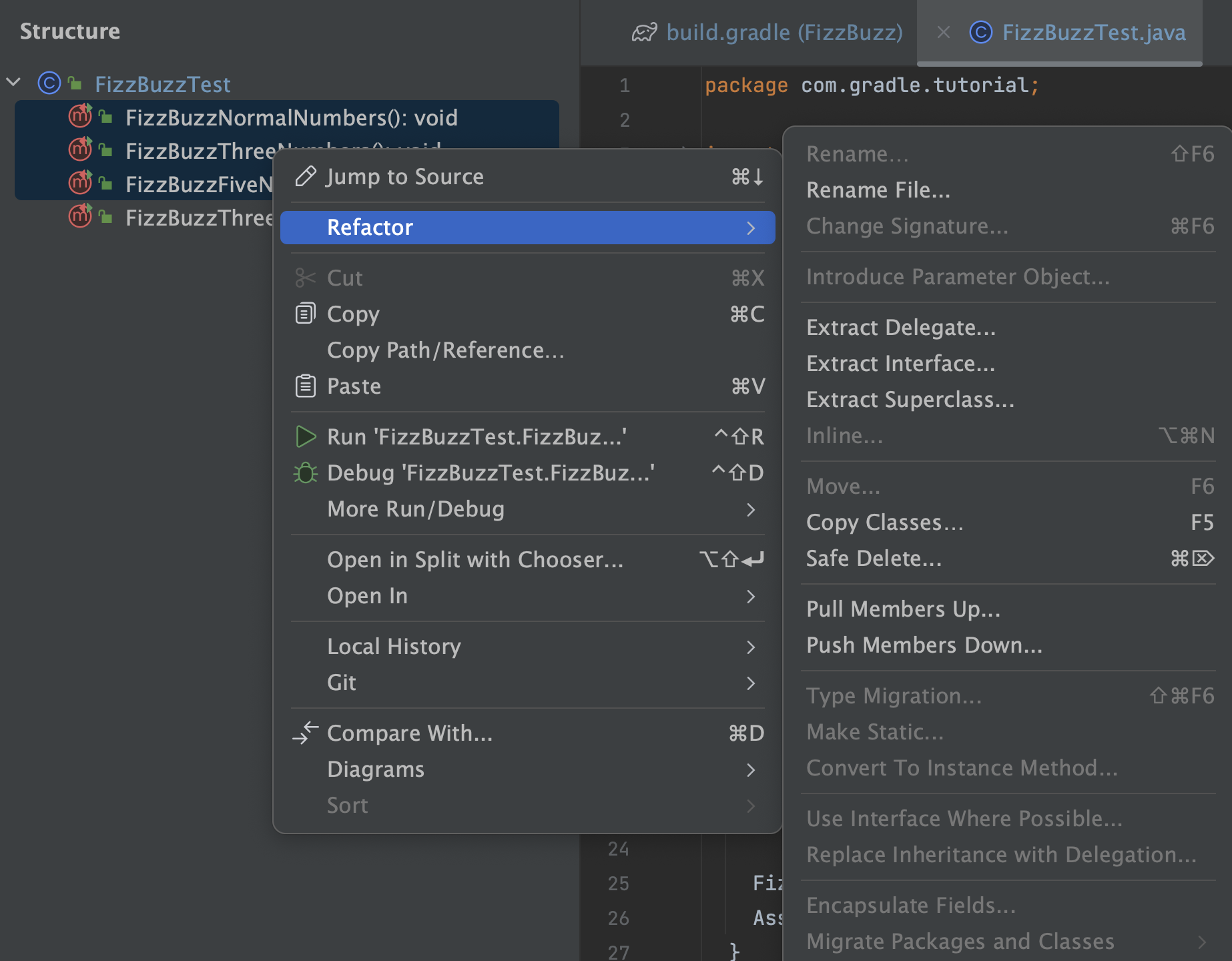 Code refactoring | IntelliJ IDEA Documentation