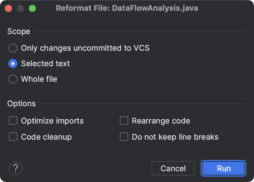 Reformat Code Intellij Idea Documentation