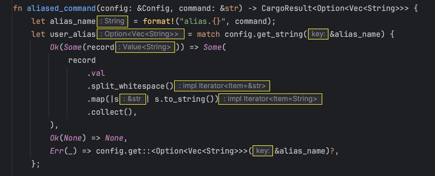 Code reference information | RustRover Documentation