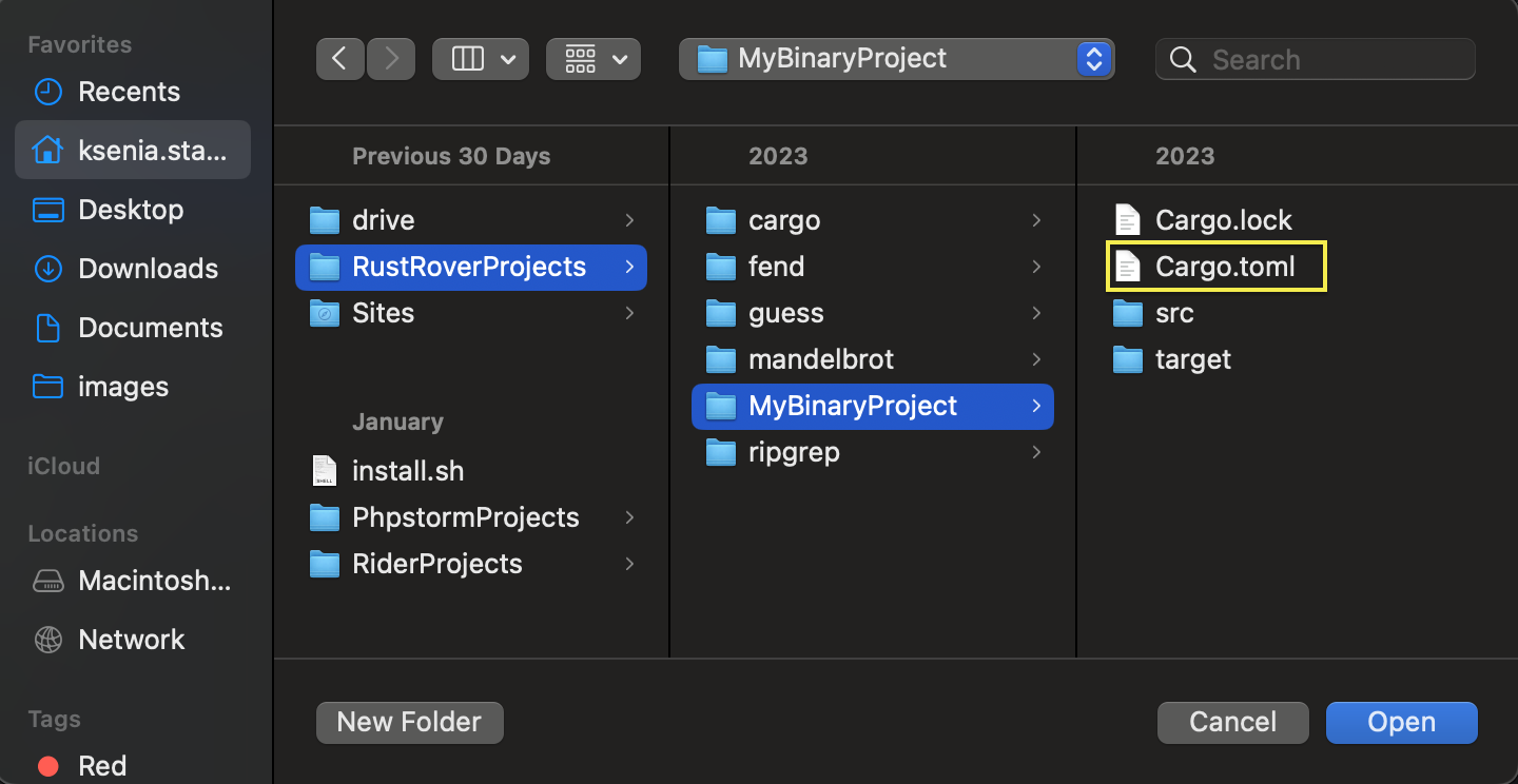 Rust | IntelliJ IDEA Documentation