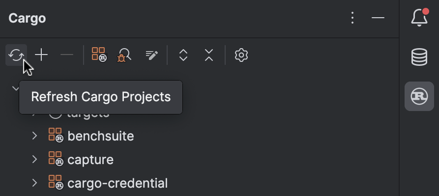 Loading Cargo projects | RustRover Documentation