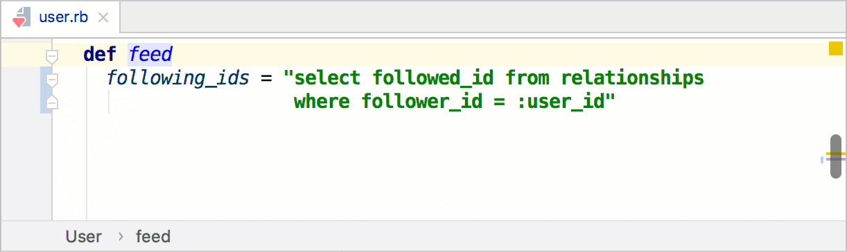 Language injections | RubyMine Documentation