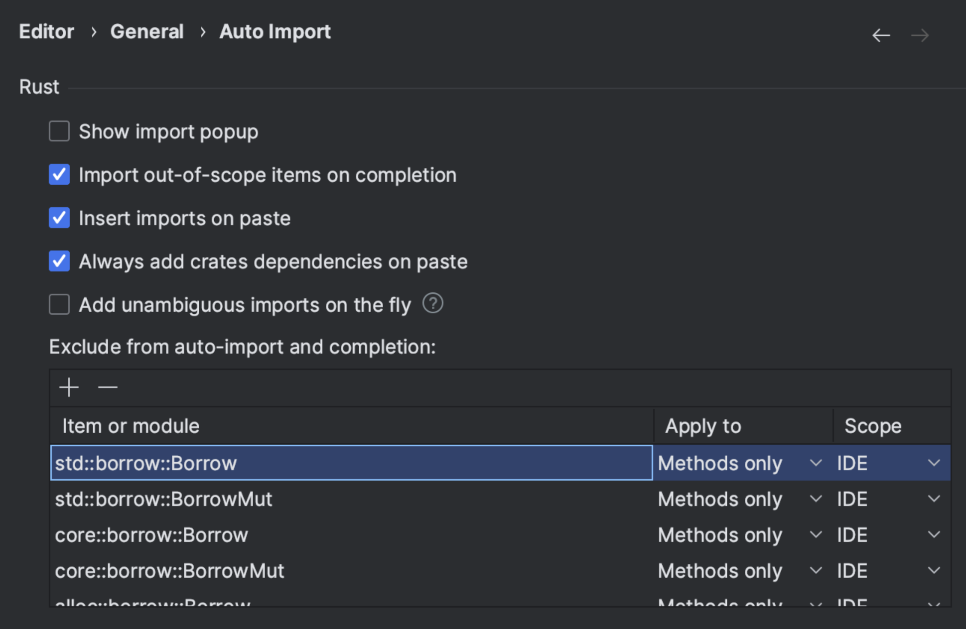 Code completion | RustRover Documentation