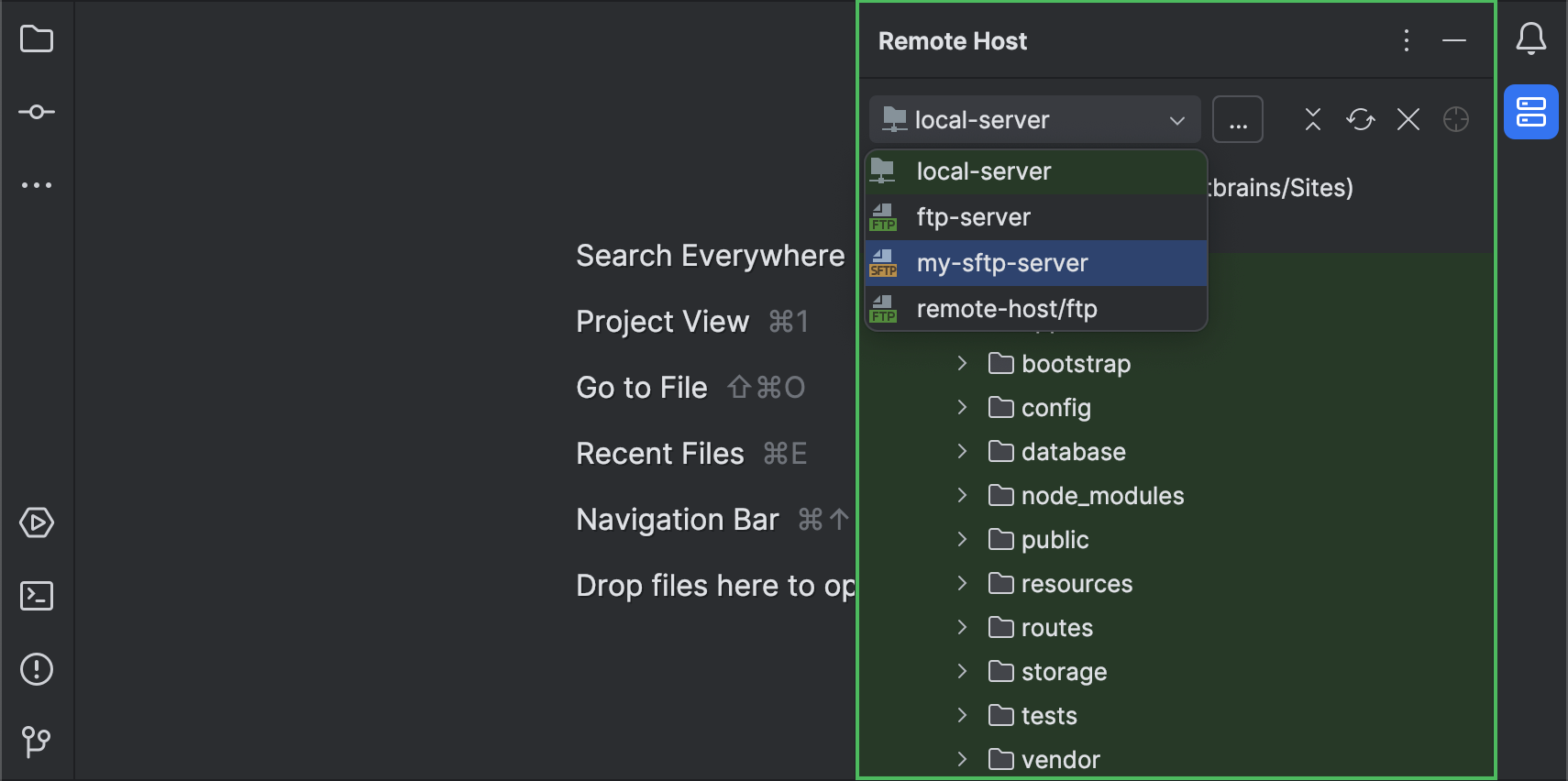 Create a remote server configuration | PyCharm Documentation