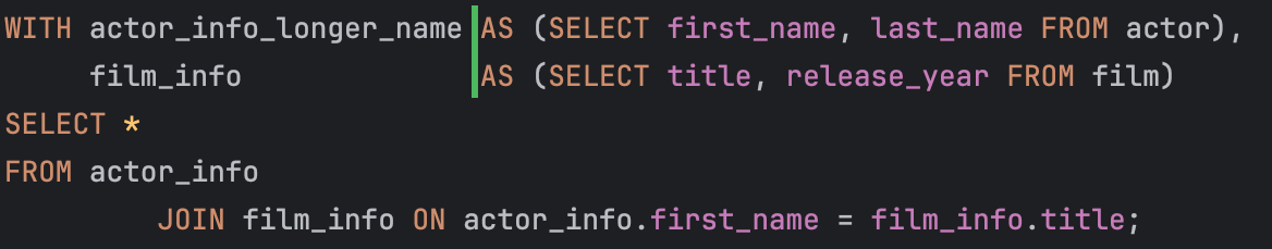 Queries | DataGrip Documentation