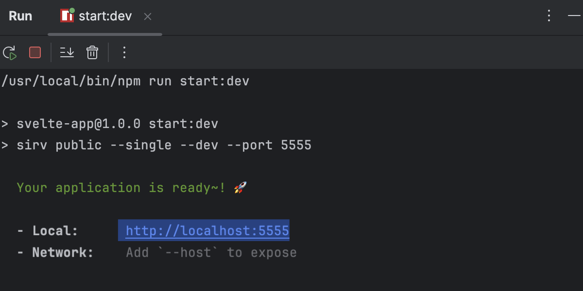 Svelte | WebStorm Documentation