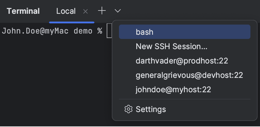 Terminal emulator | PyCharm Documentation