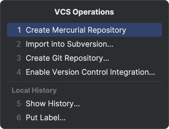 Main version control shortcuts | PyCharm Documentation