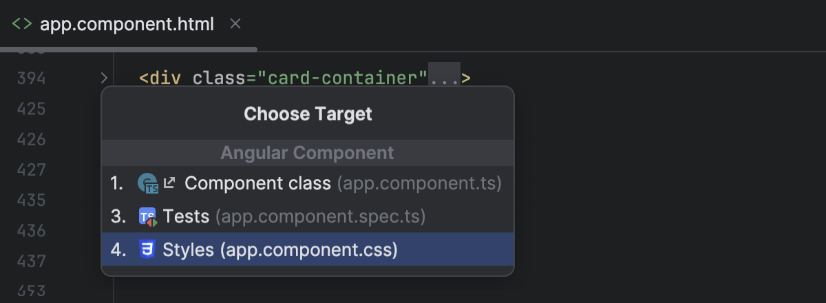 Angular | CLion Documentation