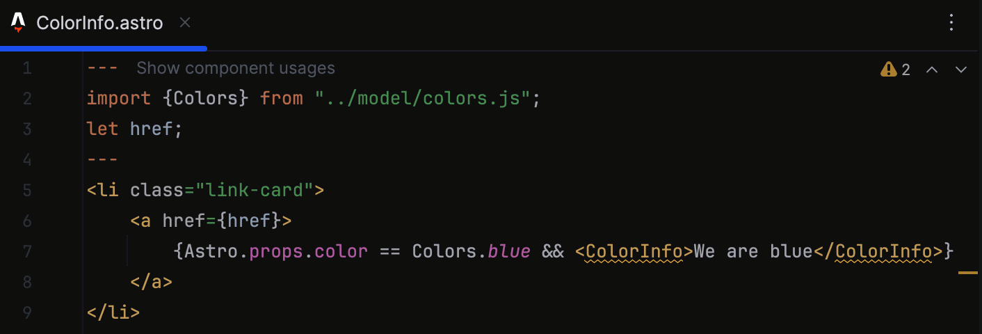 Astro | WebStorm Documentation
