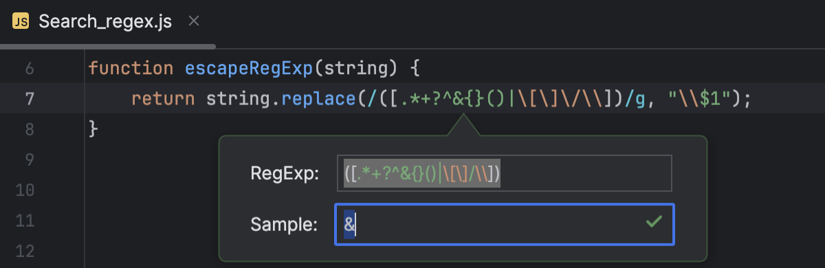 Regular expression syntax reference | PhpStorm Documentation