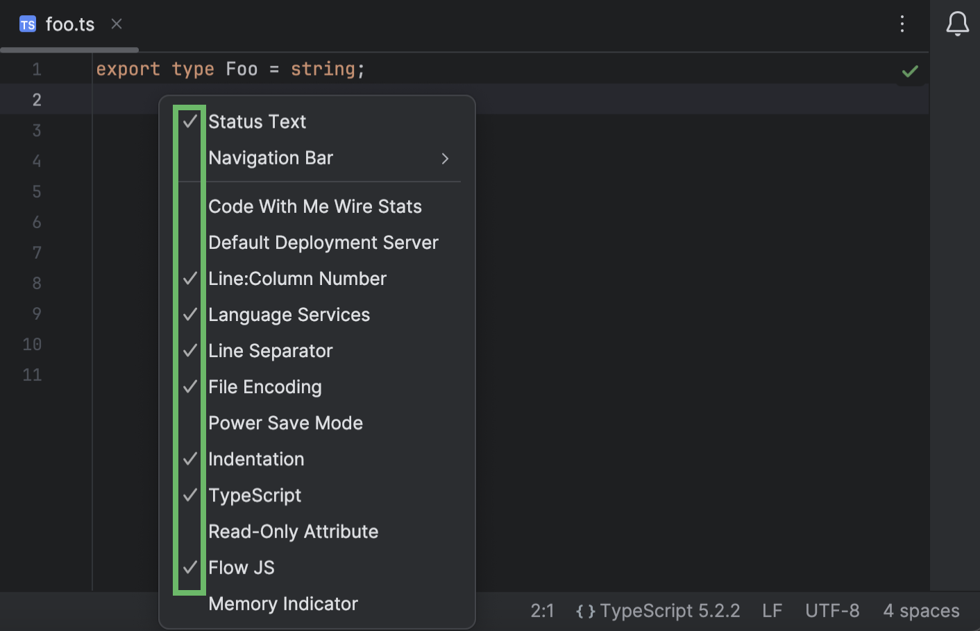 User interface | WebStorm Documentation
