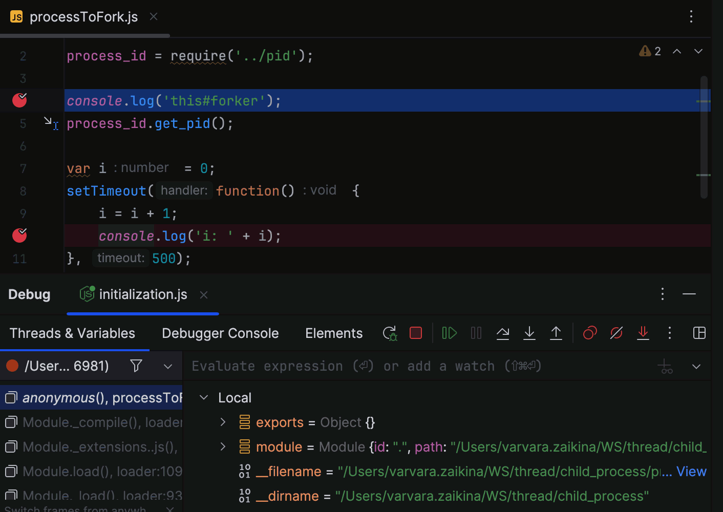 Debugger. Stepping | WebStorm Documentation