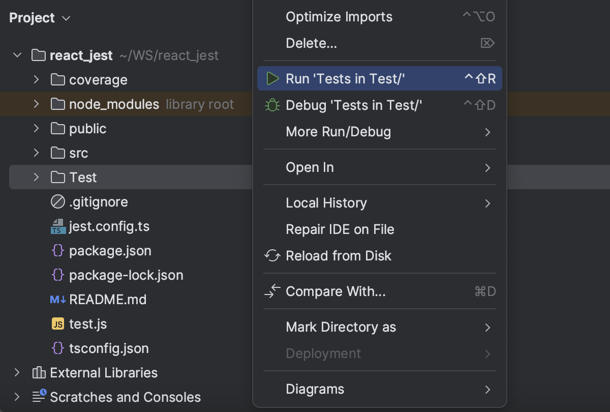 Jest | WebStorm Documentation