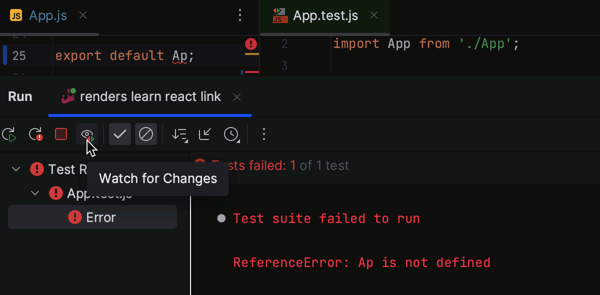 Jest | WebStorm Documentation
