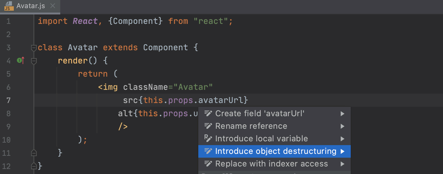 React | WebStorm Documentation