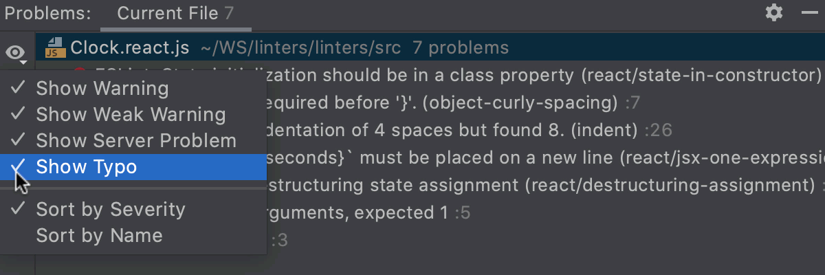 JavaScript linters | IntelliJ IDEA Documentation