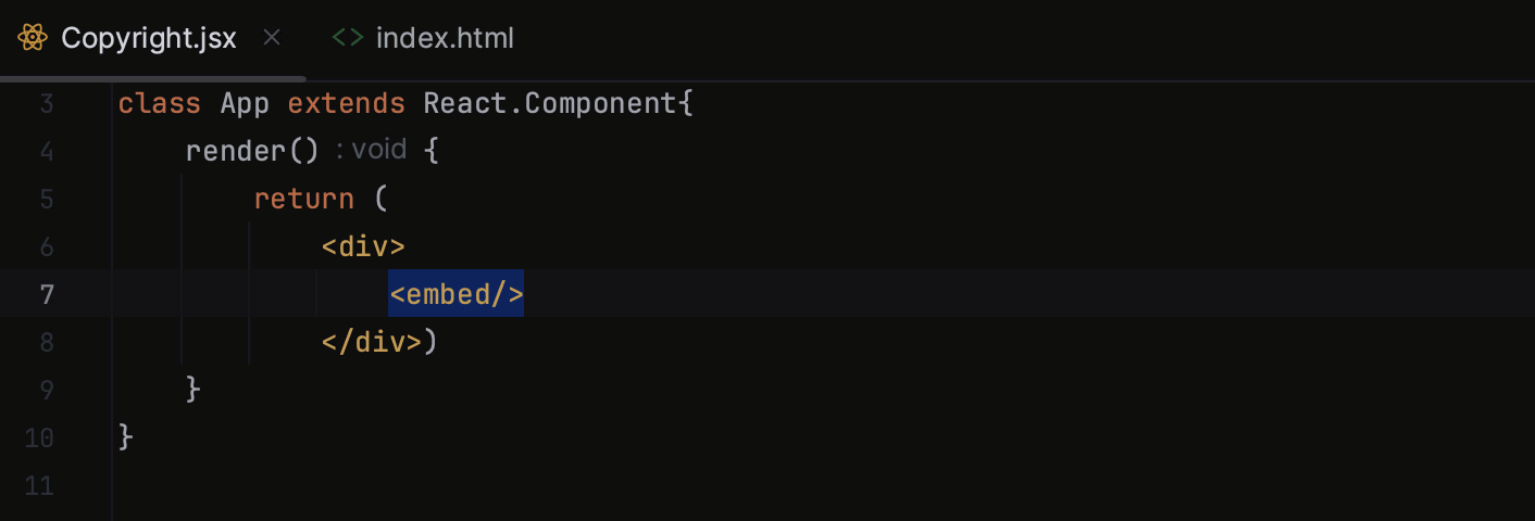 React | WebStorm Documentation