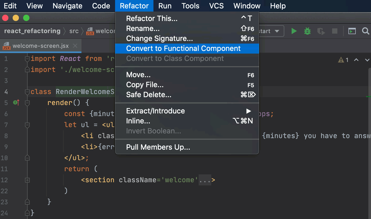 React | WebStorm Documentation
