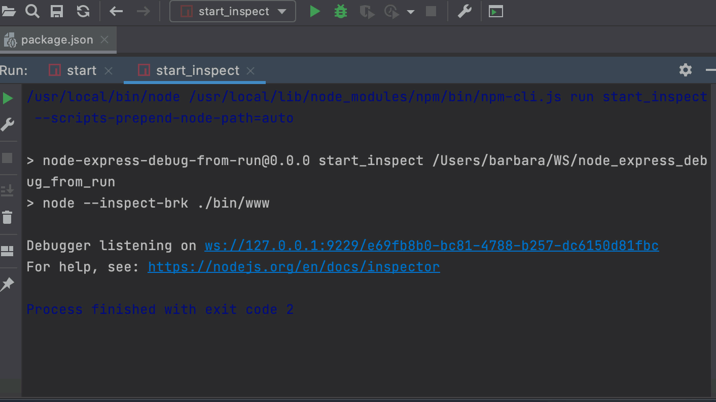 Run tool window | WebStorm Documentation