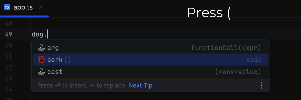 Code completion | IntelliJ IDEA Documentation