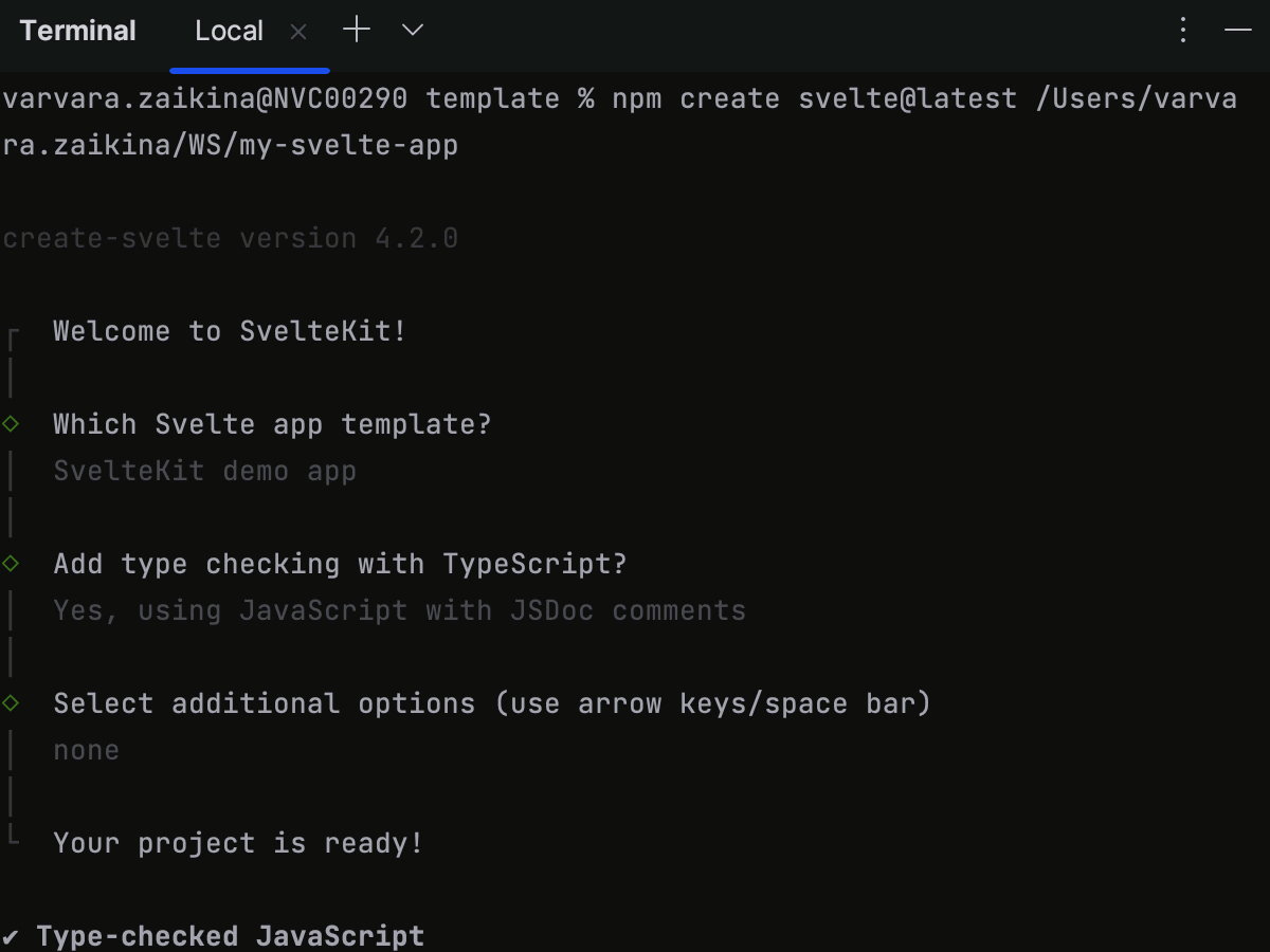 Svelte | WebStorm Documentation