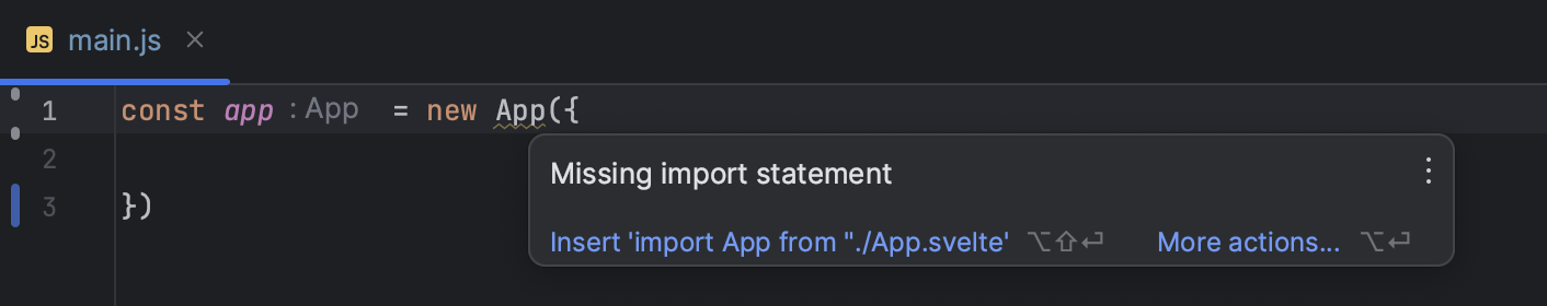 Svelte | WebStorm Documentation