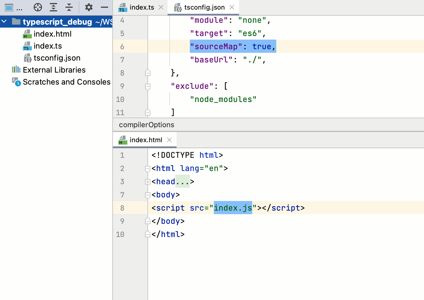 Running and debugging TypeScript | WebStorm Documentation