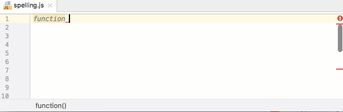 Spellchecking | WebStorm Documentation