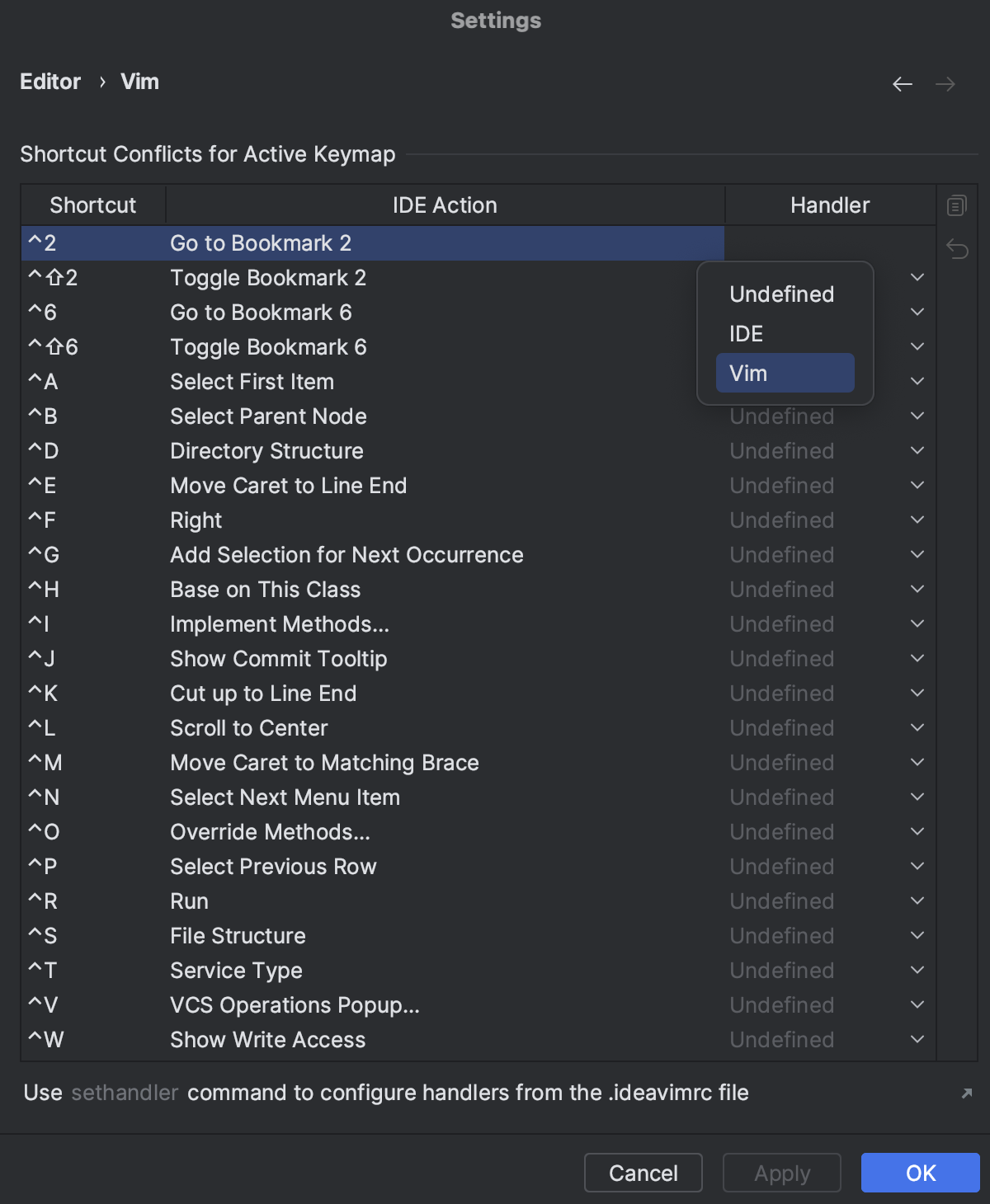 Vim in WebStorm | WebStorm Documentation
