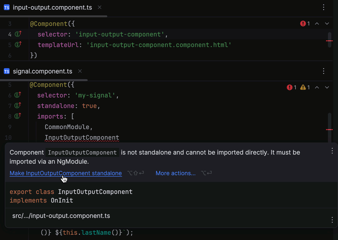 Angular | PyCharm Documentation