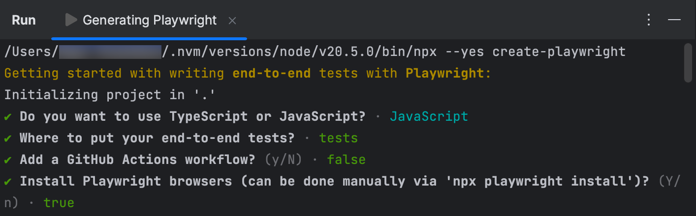 Playwright Webstorm Documentation
