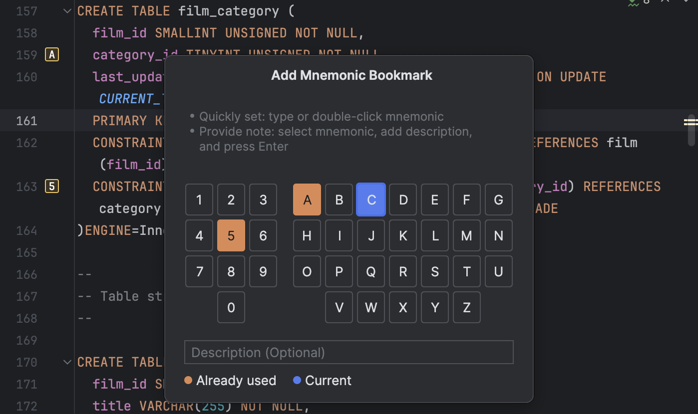 Editor gutter | DataGrip Documentation