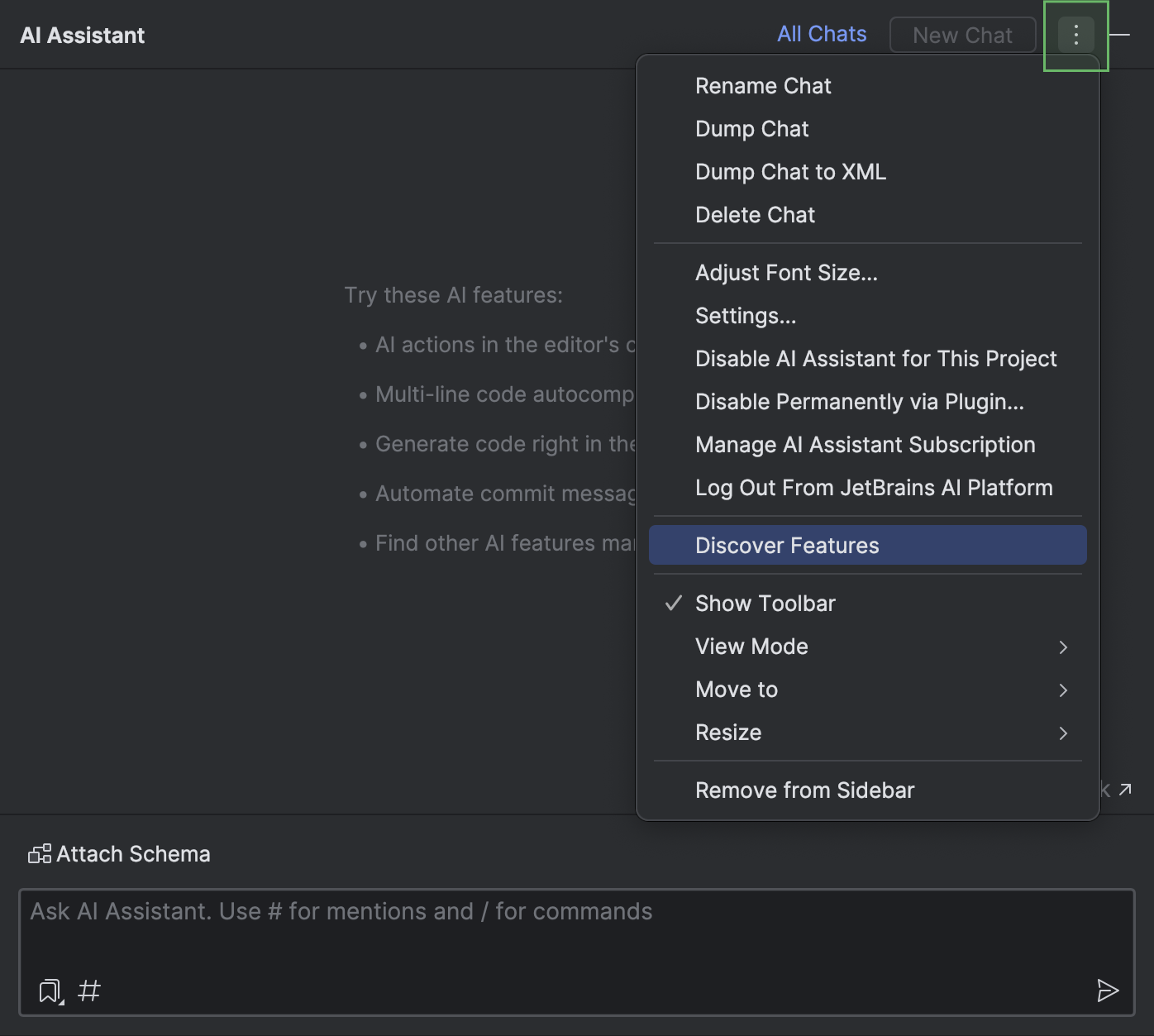 AI Assistant | DataGrip Documentation