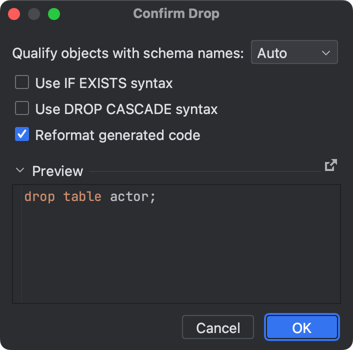 Tables | DataGrip Documentation