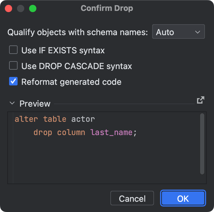 Columns | PyCharm Documentation