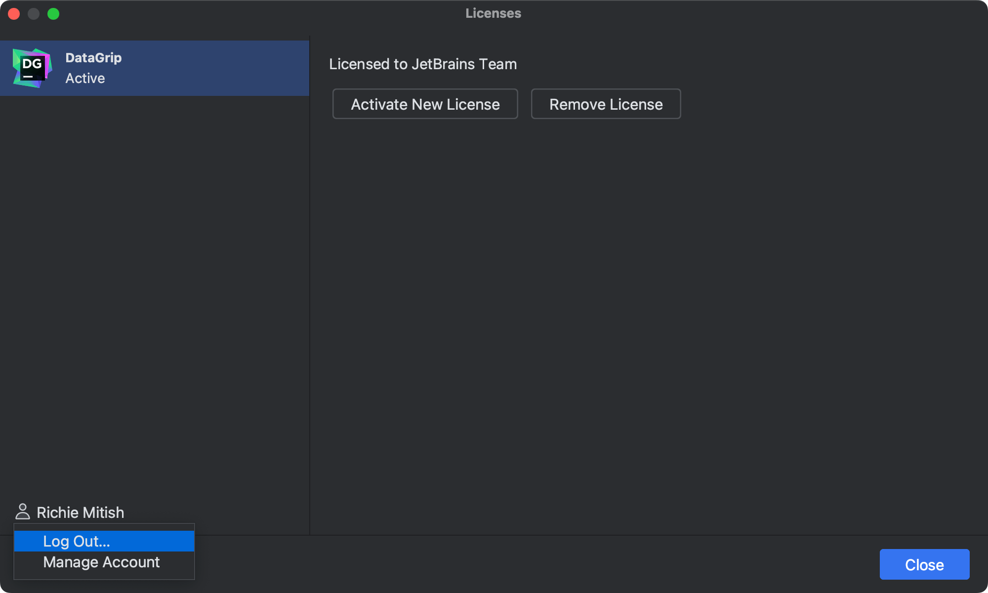 Register DataGrip | DataGrip Documentation